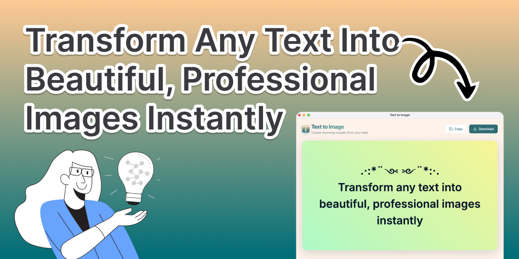 Transform Text into Stunning Visuals - Text to Image Extension - DevApt